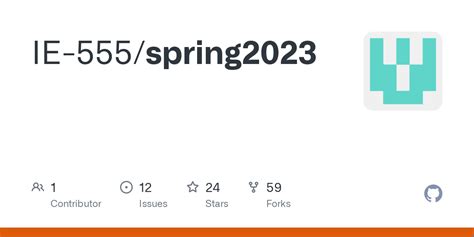 github ie 555 spring2023