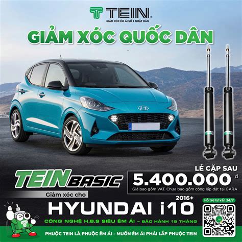 GiẢm XÓc Cho Xe Hyundai I10 2016 Tein Basic