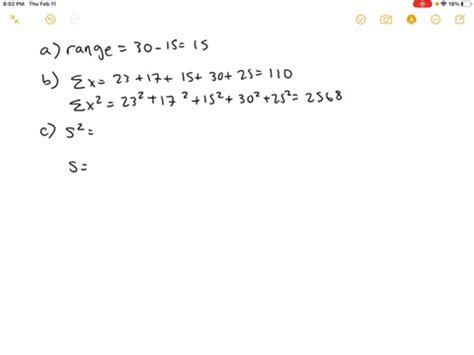 SOLVED A Computer Software Package Was Used To Calculate Some Numerical Summaries Of A Sample Of
