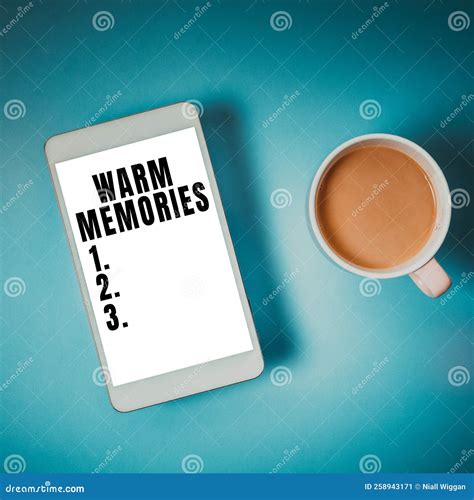 Handwriting Text Warm Memories Word For Reminiscing The Unforgettable