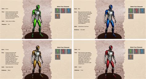 Character Selection Menu In Blueprints Ue Marketplace