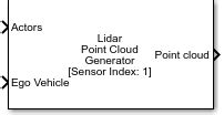 Lidar Point Cloud Generator Generate Lidar Point Cloud Data For Driving Scenario Or RoadRunner