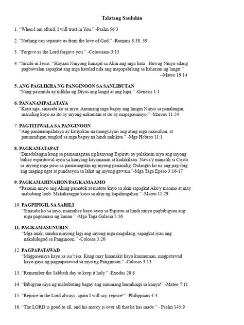 Talatang Sauluhin Pdf