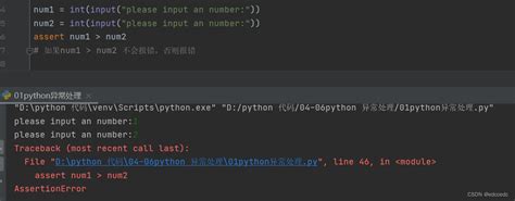python异常处理详解 csdn博客
