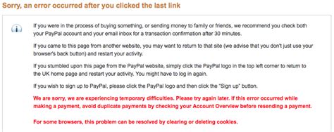 Paypal Sandbox Producing Message 3005 Stack Overflow