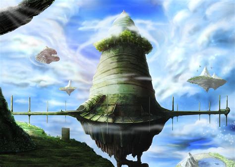 Hd Wallpaper Of Aincrad Captivating Anime Landscape From Sword Art Online
