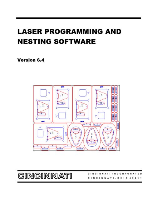 Laser Programing And Nesting Software Pdf Computer File Software