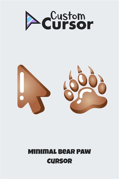 Minimal Bear Paw Cursors Custom Cursor Bear Paws Paw Bear Minimal Bear Paw Cursors Custom Cursor Bear Paws Paw Bear
