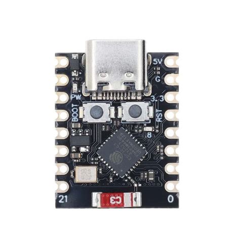 Placa Super Mini Esp32 C3 Curto Circuito Componentes Eletrônicos E Arduino