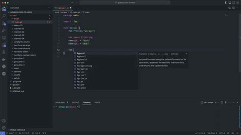 Golang Arrays Youtube