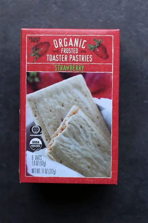 Trader Joes Organic Frosted Strawberry Toaster Pastries