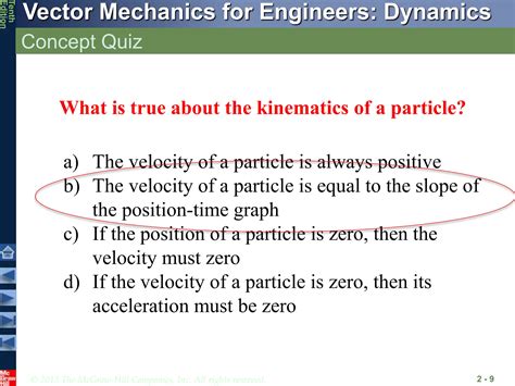 Dynamics Lecture Kinematics Of Particles Ppt