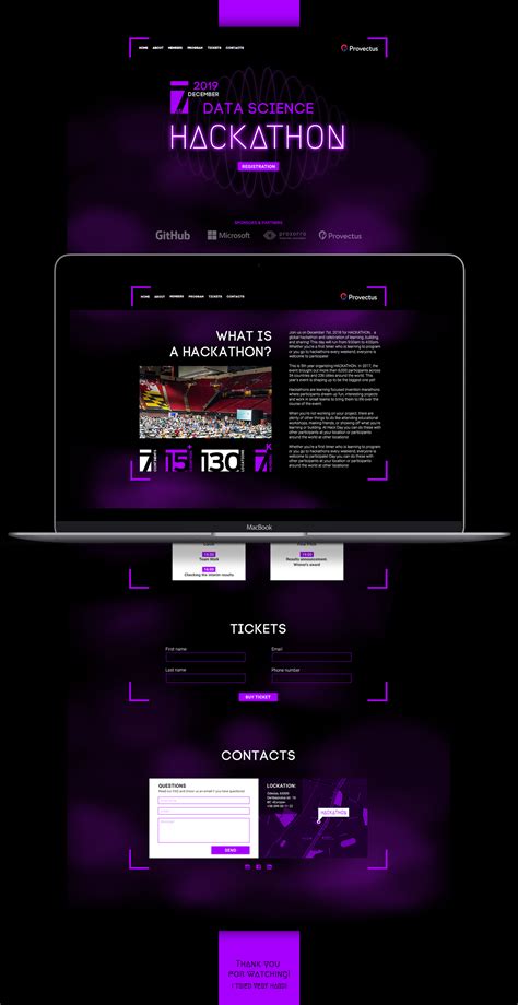 Landing Page Hackathon On Behance