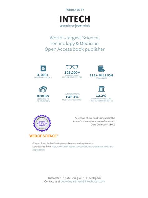Worlds Largest Science Technology And Medicine Open Access Book