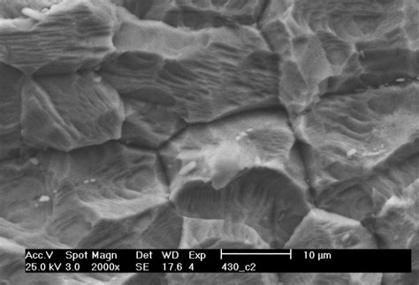 800°c 10h Sensitized Aisi 430 After A Chronoamperometric Test 400 Download Scientific Diagram