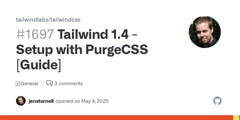 Tailwind 14 Setup With Purgecss Guide · Tailwindlabs Tailwindcss