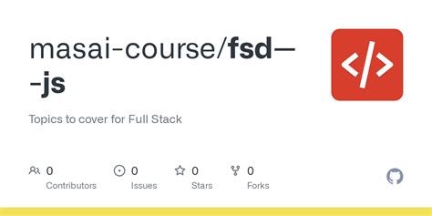 Github Masai Course Fsd Js Topics To Cover For Full Stack