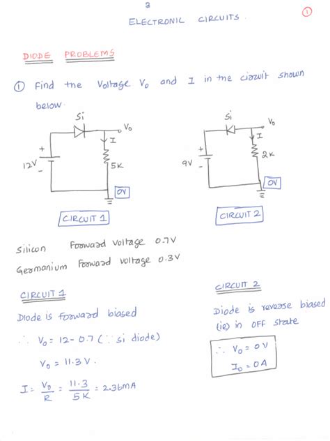 Diode Circuits Pdf