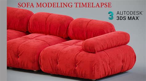 Sofa Modeling Timelapse - Autodesk 3dsmax Tutorial - YouTube
