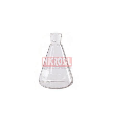 Erlenmeyer Flask With Threaded Joints Microsilindia