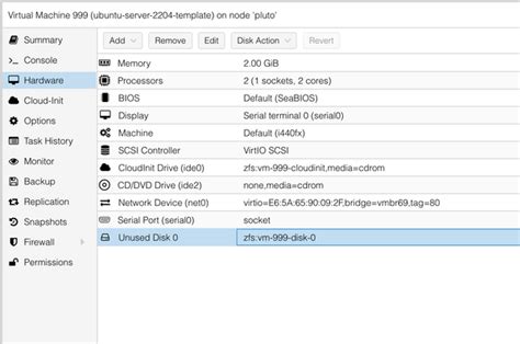 creating a vm template in proxmox