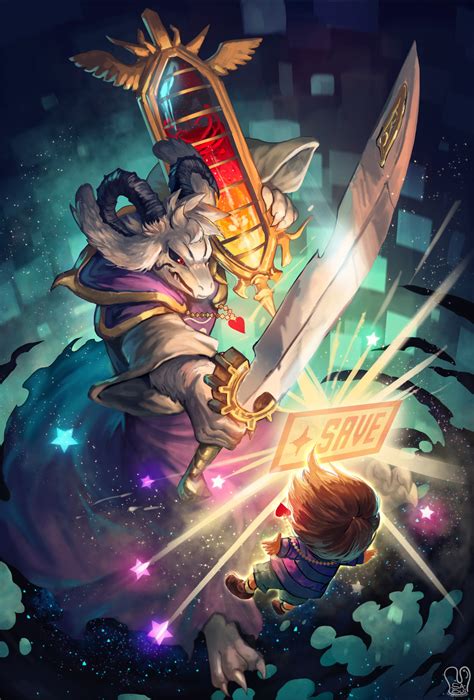 Frisk And Asriel Dreemurr Undertale Drawn By Sa Dui Danbooru