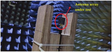 Proposed Antenna Array Under Testing Download Scientific Diagram