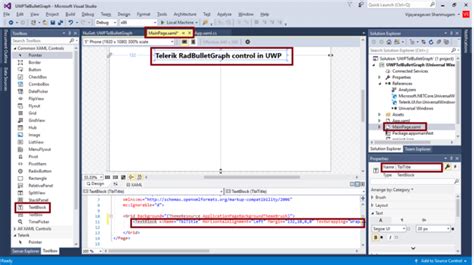 Telerik Radbulletgraph Control In Uwp With Xaml And C