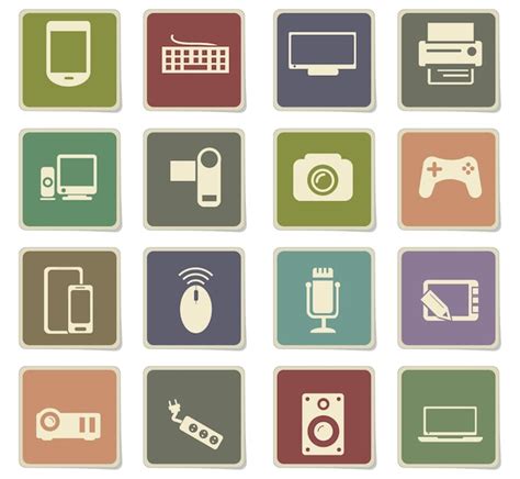 Premium Vector Device Vector Icons For User Interface Design