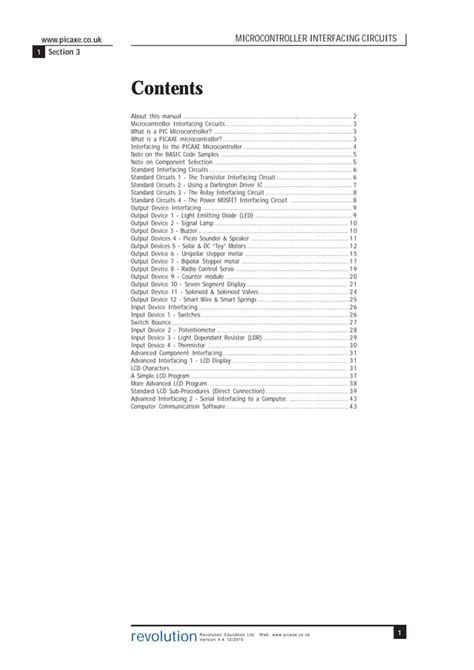 Picaxe Manual3 Interfaces Pdf