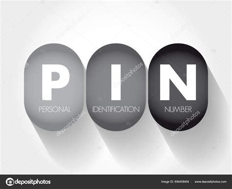 Pin Personal Identification Number Passcode Used Process Authenticating