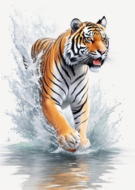 Attacking Tiger Images