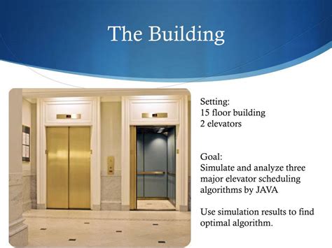 Ppt Elevator Scheduling Powerpoint Presentation Free Download Id