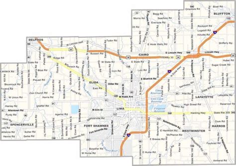 Pickaway County Map Ohio Us County Maps