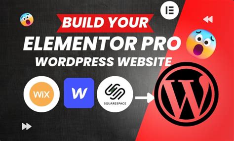 build elementor pro website and convert wpbakery to elementor wix to wordpress by sayedas web1