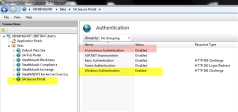 How To Secure IIS Site Add Enable Windows Authentication