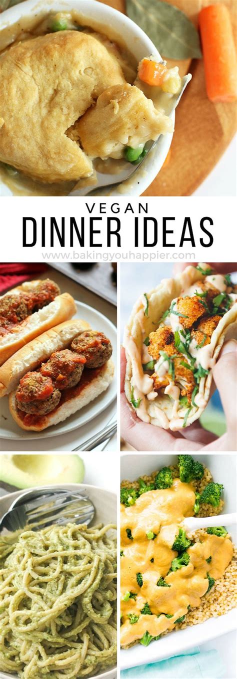 Easy Vegan Dinner Ideas Easy Vegan Dinner Vegan Dinner Recipes