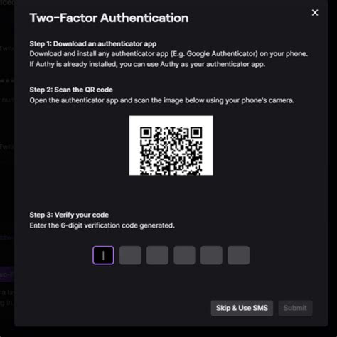 How To Enable Two Factor Authentication 2fa For Twitch Streamlabs