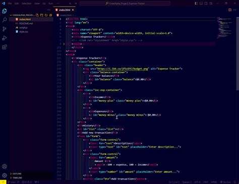 Codealpha Codealphainternship Task2 Completed Expensetracker Hassham Mughal