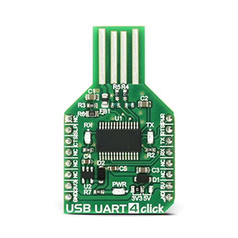 Mikroe Usb Uart 4 Click Roboshop Bd