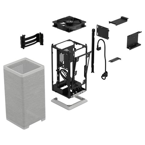 Buy Fractal Design Mood Itx Case Light Gray Fd C Mod1n 01 Pc Case Gear Australia