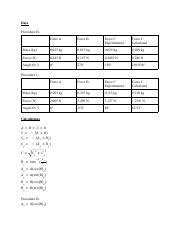 Experimental Physics Lab Exercise 3 Force Calculations And Course Hero