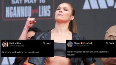 Ufcs Womens History Post Draws Heat After Leaving Out Ronda Rousey