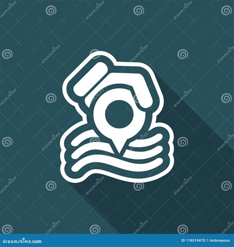 Sea Position Pointer Stock Vector Illustration Of Empty 118519470