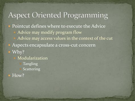 Ppt Aspect Oriented Software Development Powerpoint Presentation Free Download Id5364321