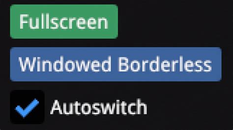 Display Mode Switcher By Thomas4096 Openplanet
