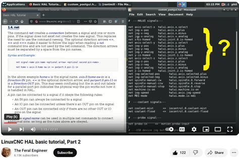 Halui Linuxcnc
