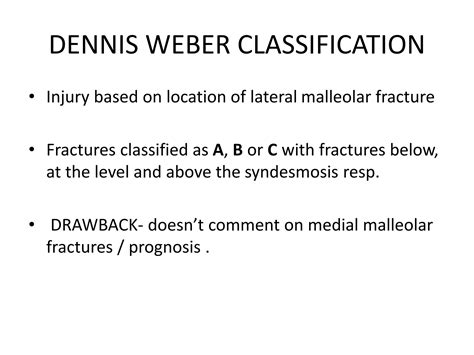 Classification Of Ankle Fractures In Orthopaedics Ppt