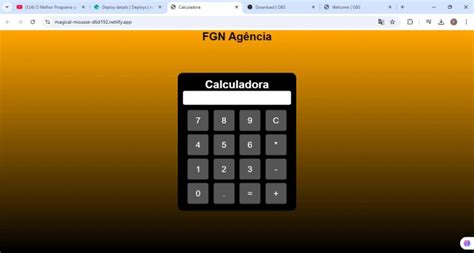 🎉 Finalizei Meu Projeto De Uma Calculadora Desenvolvida Em Html Css E Javascript Flávio Gomes