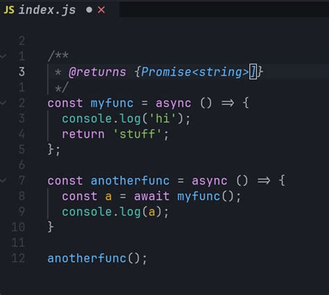neovim node js eslint 80007 await has no effect on the type of this